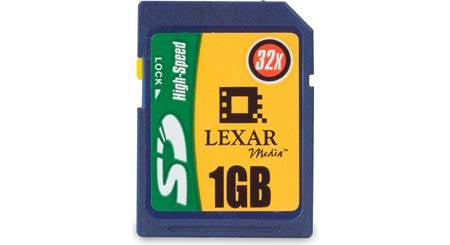Lexar Platinum SD™ (1GB) 40X speed flash memory card at Crutchfield