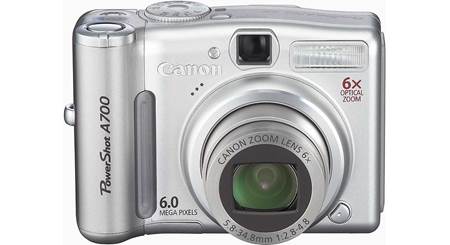 Canon PowerShot A710 IS 7.1-megapixel digital camera at Crutchfield