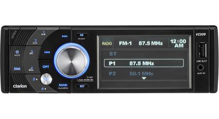 Clarion VZ300 DVD receiver at Crutchfield