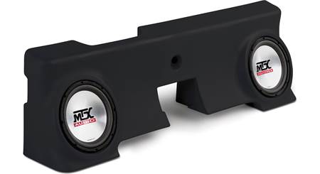 MTX ThunderForms (Black) Custom-fit subwoofer for 2000-06 Ford F-250 ...