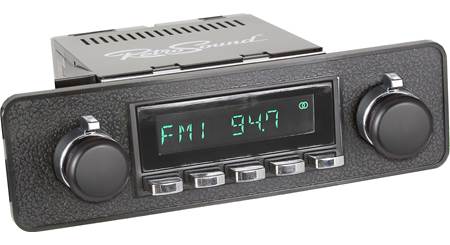 RetroSound 402 Faceplate (Black) Install a RetroSound car stereo in ...