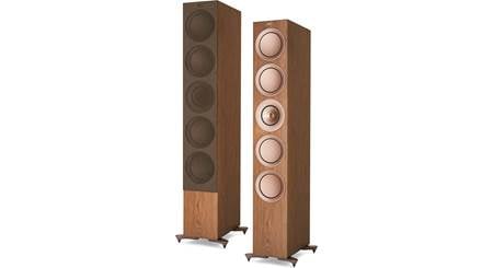 KEF R11 (Walnut) Matched pair of floor-standing speakers at Crutchfield