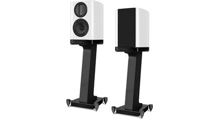 Wharfedale AURA 1 (White Gloss) Bookshelf speakers with matching stands ...