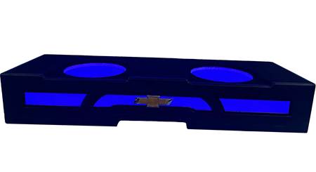 SPL Boxes PRO210CHEV07VRGB Custom-fit dual 10" sealed shallow mount ...