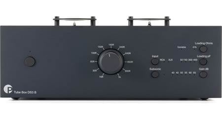 Pro-Ject Tube Box DS3 B (Black) Vacuum-tube driven phono preamplifier ...
