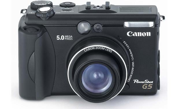 Canon PowerShot G5 5-megapixel digital camera at Crutchfield.com