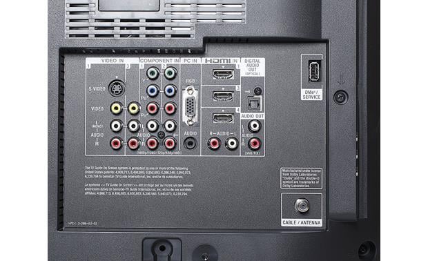 Sony KDL-42V4100 42" BRAVIA® V-Series 1080p LCD HDTV at Crutchfield