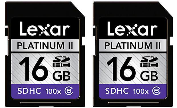 Customer Reviews: Lexar Platinum II SDHC Memory Card (2-pack 16GB ...