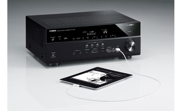 Yamaha RX-V673 Home theater receiver with 3D-ready HDMI switching and ...