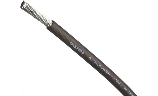 Customer Reviews: Crutchfield Black Ground Wire (4-gauge) Available in ...