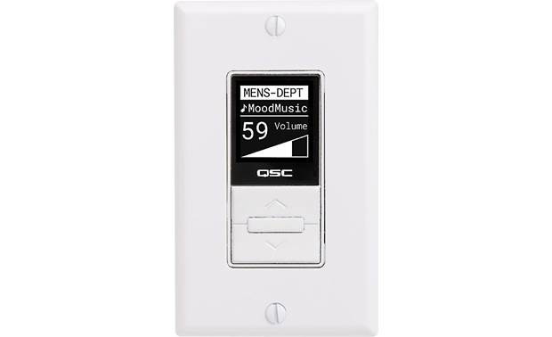 QSC MP-MFC Wall Controller (White) In-wall source selector and volume ...
