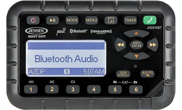 Customer Reviews: Jensen Heavy Duty JHD916BT Digital media receiver at ...