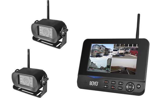 Product Videos: Boyo VTC700RQ-2 7" monitor with two wireless heavy-duty ...