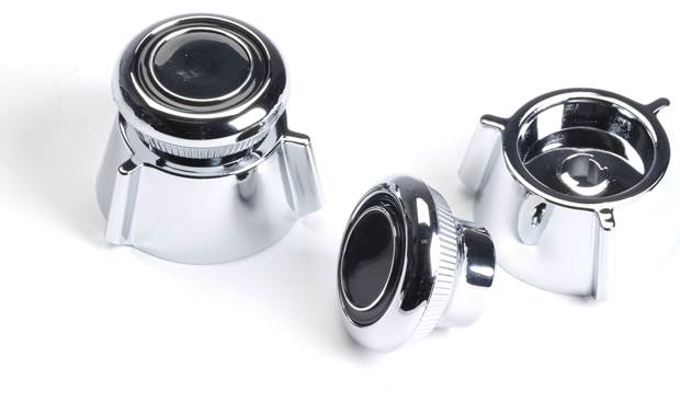 Customer Reviews: RetroSound 55P-75P Plastic Knob Set (Chrome front ...
