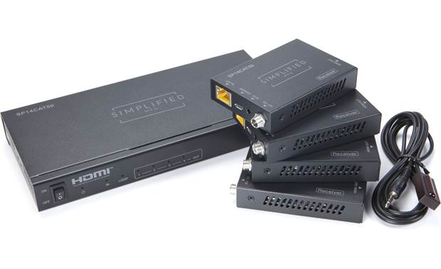 Customer Reviews: Simplified MFG SP14CAT50 4K-compatible HDMI splitter (1 in, 4 out) and signal ...