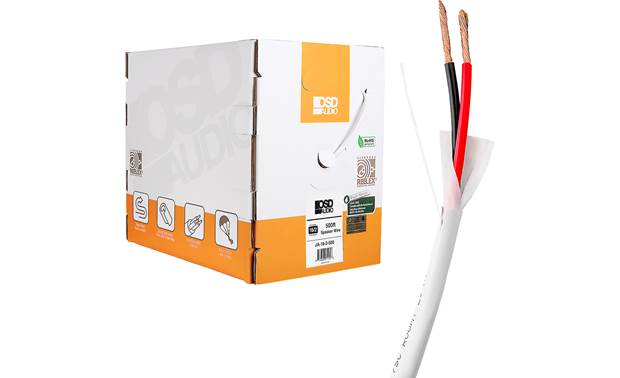Customer Reviews: OSD 16/2 CL3 Speaker Cable (500 feet, White) 16-gauge ...