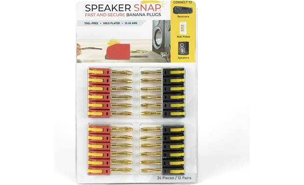 Customer Reviews: Speaker Snap Banana Connectors (24 pieces) Snap-lock banana plug connectors ...