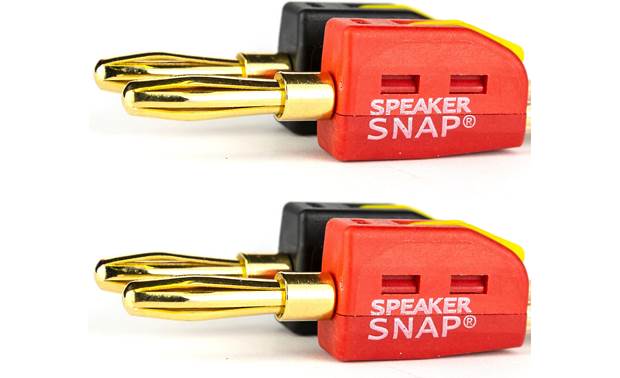 Customer Reviews: Speaker Snap Banana Connectors (4 pieces) Snap-lock banana plug connectors for ...