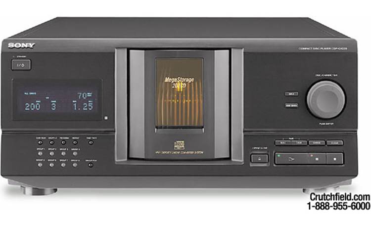 Sony CDP-CX235 200-CD changer at Crutchfield