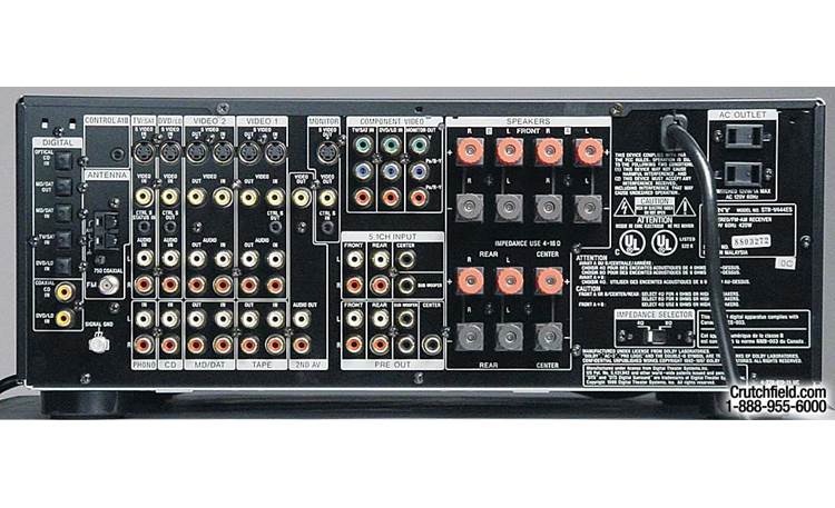 Sony ES STR-V444ES A/V receiver with Dolby Digital and DTS at Crutchfield