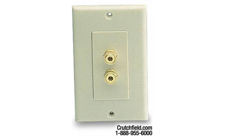 Niles® Audio 2-post Wall Outlets for Speaker Wires (Bone) at Crutchfield