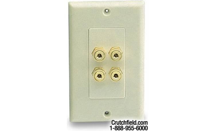 Niles® Audio 4-post Wall Outlets for Speaker Wires (Bone) at Crutchfield