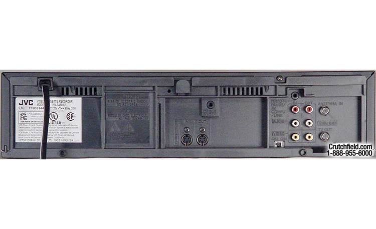 JVC HR-S4800 Super VHS HiFi VCR at Crutchfield