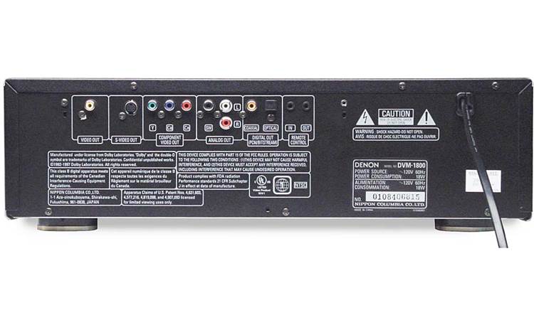 Denon DVM-1800 5-disc DVD/CD changer at Crutchfield