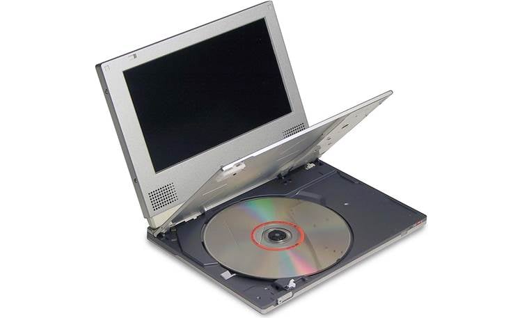 Panasonic DVD-LV70 Portable DVD/CD player with 7" LCD screen at Crutchfield