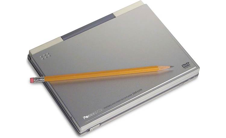 Panasonic DVD-LV70 Portable DVD/CD player with 7" LCD screen at Crutchfield