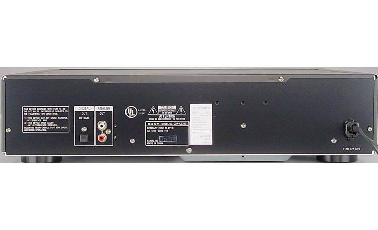 Sony CDP-CE245 5-CD changer at Crutchfield