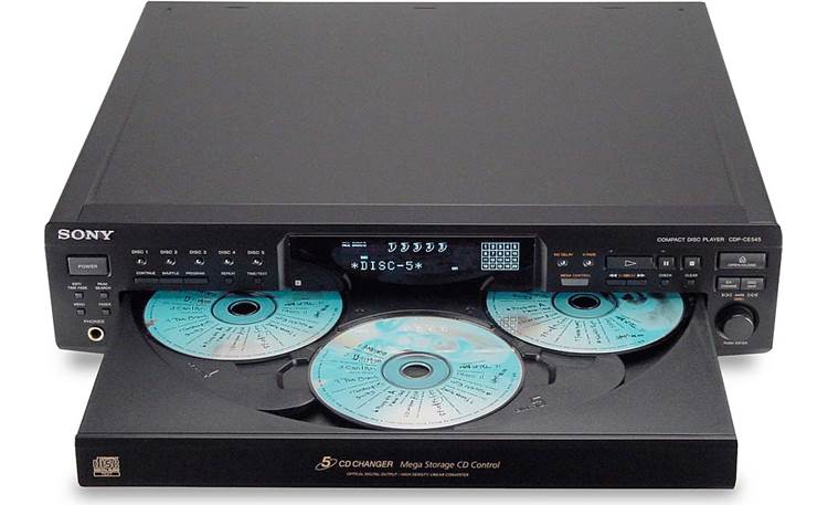 Sony CDP-CE545 5-disc changer at Crutchfield
