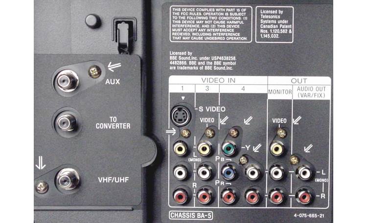 Sony KV-27FV17 27" FD Trinitron® Wega™ TV at Crutchfield