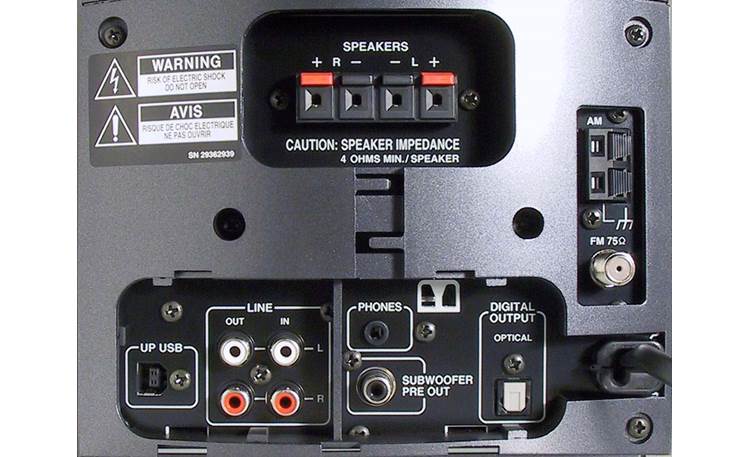 Onkyo DWS-500 Desktop CD music system at Crutchfield