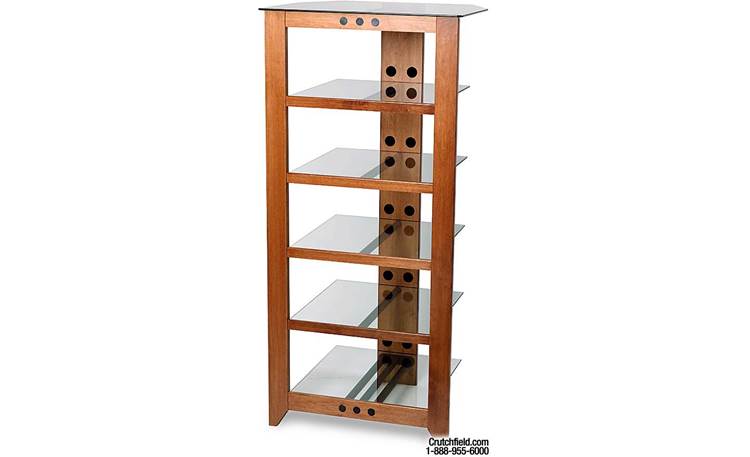 Sanus NF206 (Natural Furniture II series) (Cherry finish) 6-shelf audio ...