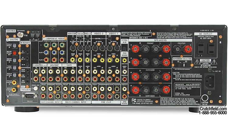 Sony ES STR-DA7ES A/V receiver with Dolby Digital EX, DTS-ES, Pro Logic ...