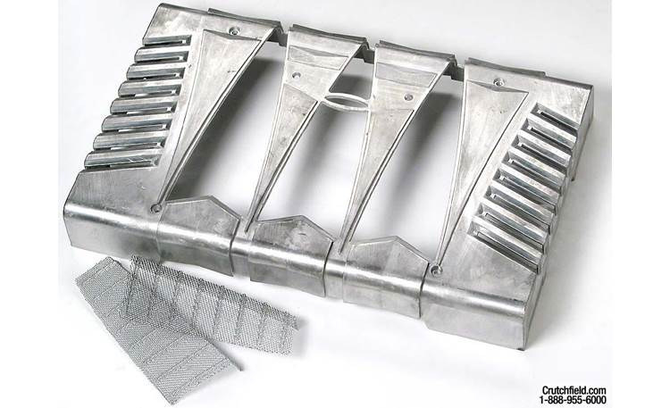Kicker 02CAS4R Unpainted Amp Shroud at Crutchfield