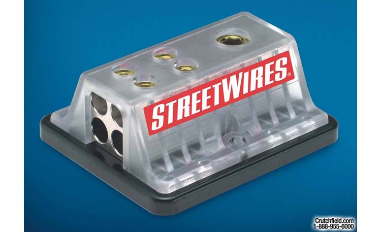 StreetWires DB448 4-way Diamond Plate Distribution Block (4-gauge) at ...