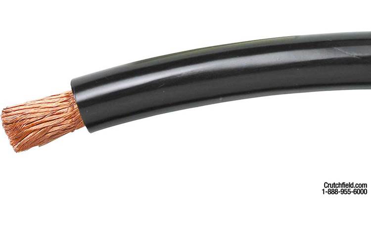 Streetwires Ultra-flow 2-gauge Cable (Black 2-gauge, per foot) Black at ...