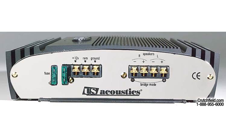 U.S. acoustics USB-2150 150W x 2 Car Amp at Crutchfield