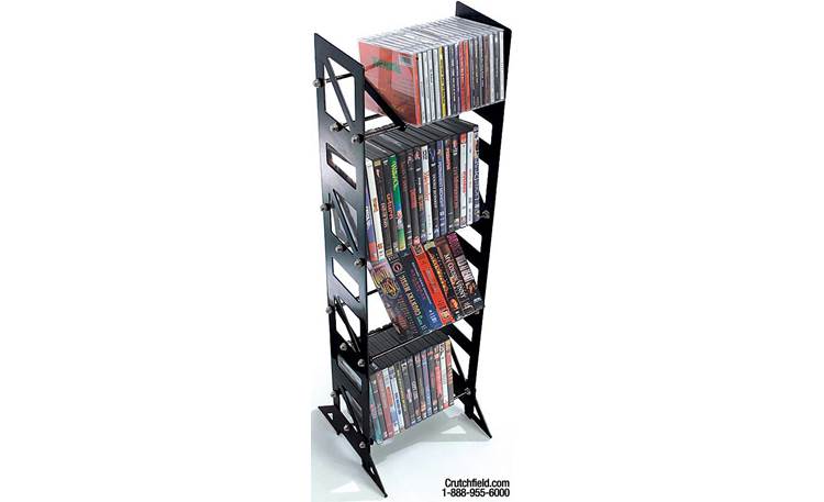 Boltz MM-72 (Clearcoat Steel) Media storage rack at Crutchfield