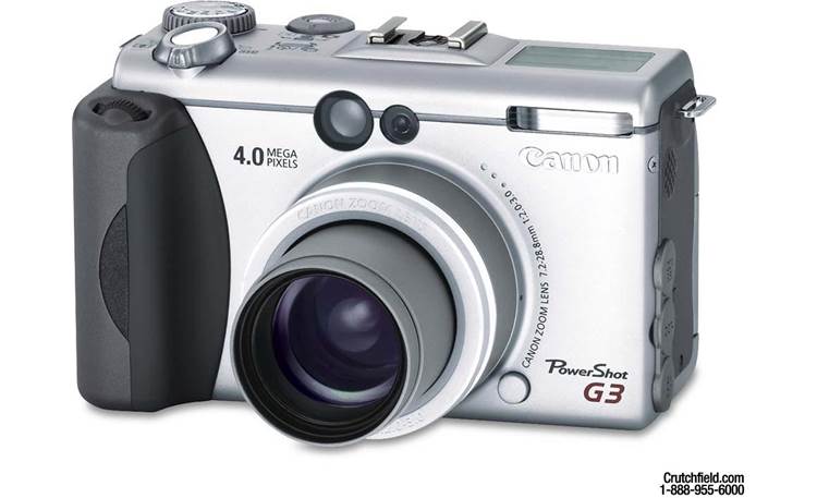 Canon PowerShot G3 3.97-megapixel digital camera at Crutchfield