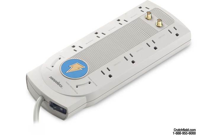 Panamax MAX 8 Coax Protect your audio/video investment! at Crutchfield