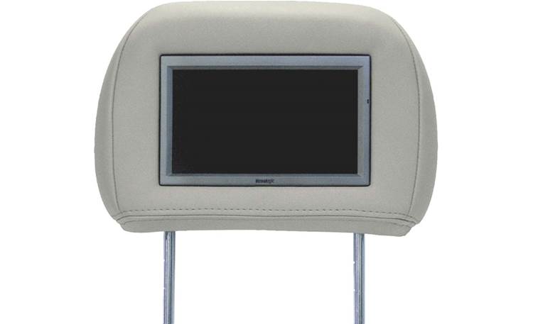 Vizualogic Headrest Monitor (2nd Row) (Medium Gray Leather) Leather ...