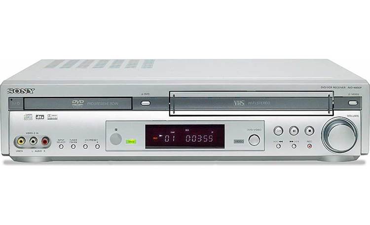Sony HT-V600DP DVD/VCR home theater system at Crutchfield