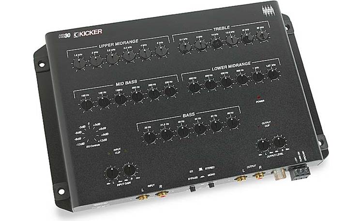 Kicker KQ30 30-Band Equalizer at Crutchfield