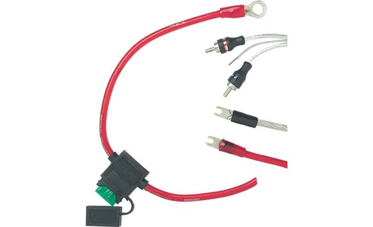 StreetWires PS10Ri 10-Gauge Amp Wiring Kit with Patch CableRed Power ...