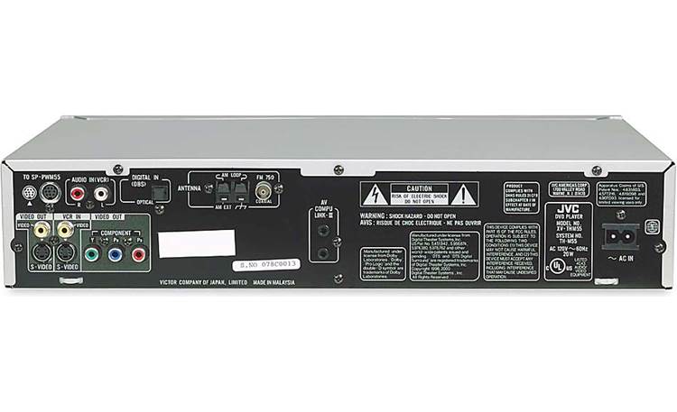 JVC TH-M55 5-disc DVD home theater system at Crutchfield