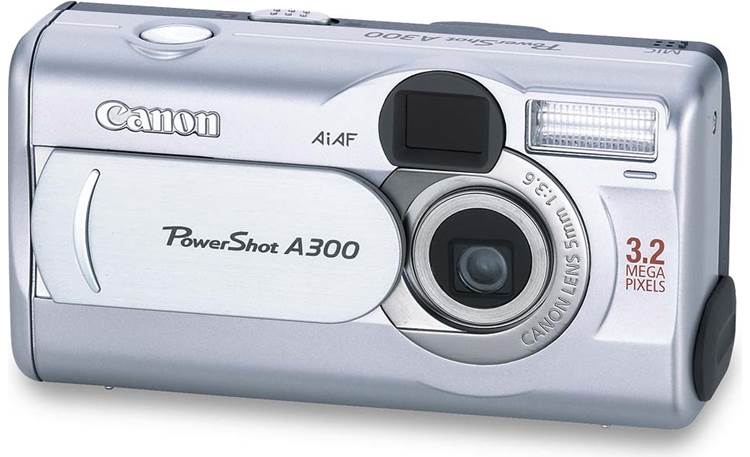 Canon PowerShot A300 3-megapixel digital camera at Crutchfield