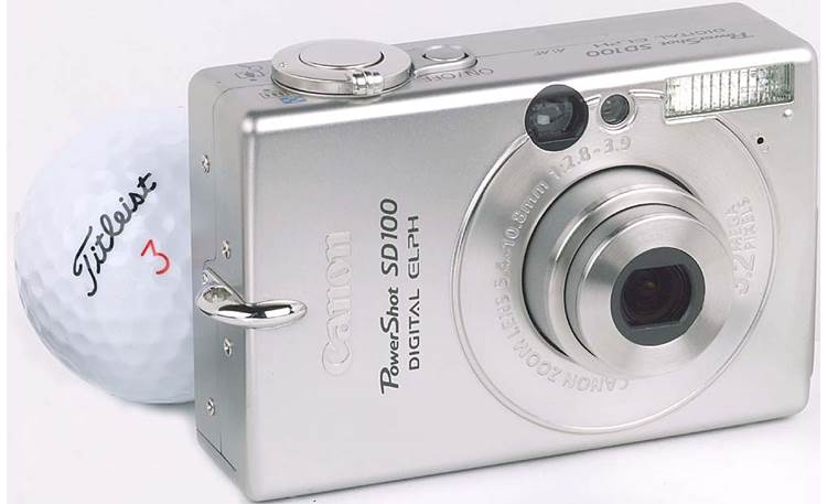 Canon PowerShot SD100 3-megapixel digital camera at Crutchfield